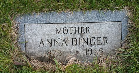 Anna Dinger 1875 1955 Find A Grave Memorial