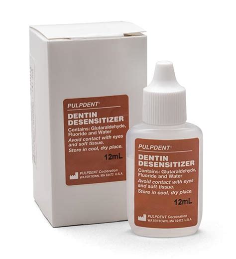 Dentin Desensitizer Contains Glutaraldehyde Fluoride And Water 5 X Supply Doc Inc