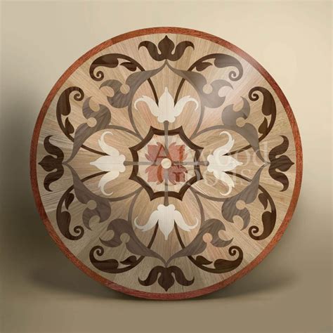 Wood Floor Compass Inlay Admiral • Atwoodgoods