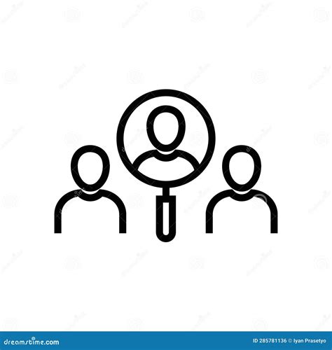 Coordinating People Concept Line Icon Simple Element Illustration Coordinating People Concept