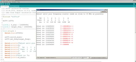 Kn34pc Si570 Arduino Library