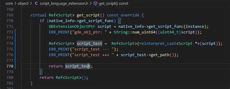 scriptinstanceextension gdextensionobjectptr is no longer readable on godot side · issue 78116