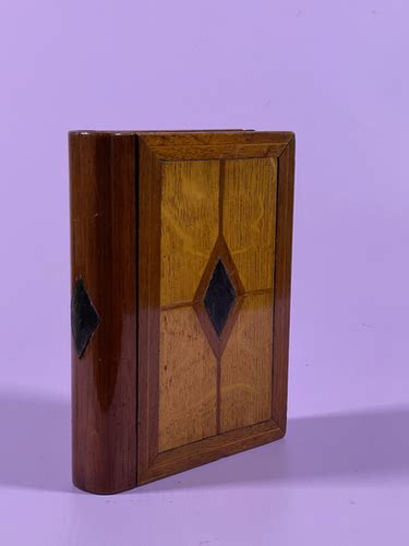 An Inlaid Puzzle Book Box Treenantiquesdevon