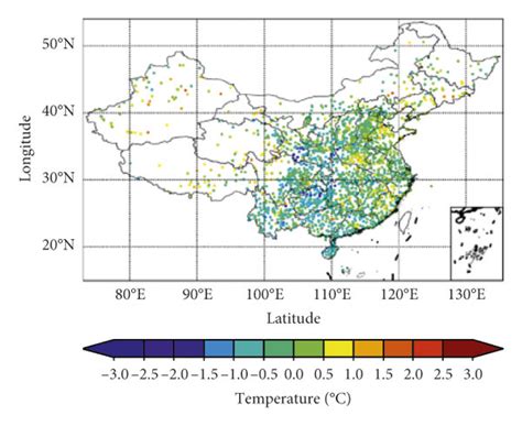spatial distribution of bias for six machine learning models a