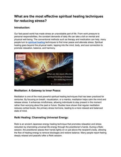 Spiritual Healing And Chakra Balancingpdf