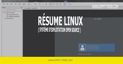 Résume Linux Système Dexploitation Open Source Ofppt Tmsir