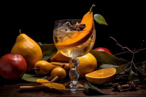 Bebida Con Sabor A Naranja Foto Premium
