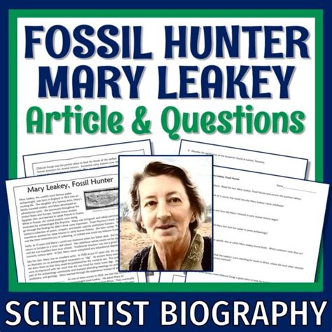 Mary Leakey Reading And Worksheet Flying Colors Science