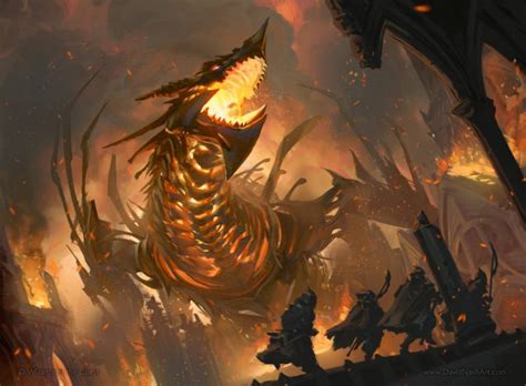 The Fall Of Kroog Mtg Art From The Brothers War Set By David Auden