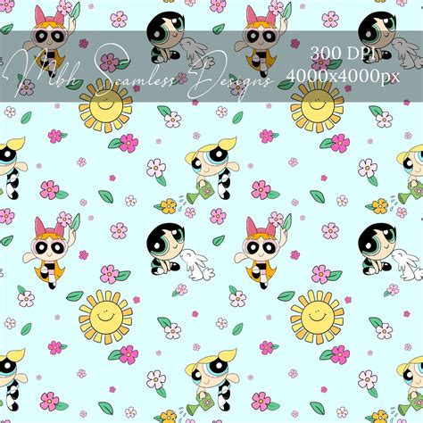 Ppg Spring Summer 2 Colorways Floral Seamless Pattern Mbh Seamless