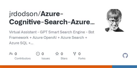 Github Jrdodsonazure Cognitive Search Azure Openai Accelerator