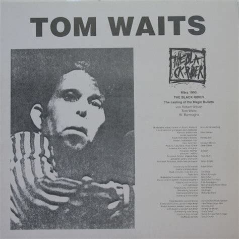 Tom Waits The Black Rider The Casting Of The Magic Bullets