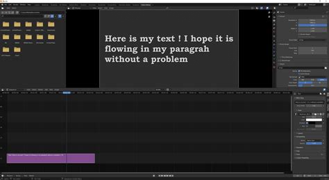 Text Editor In Video Sequencer Editor Basics And Interface Blender