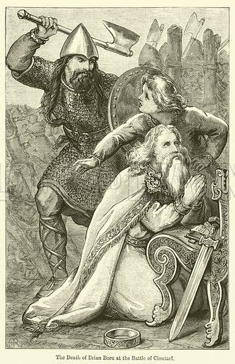 The Death Of Brian Boru At The Battle Of Clontarf Stock Image Look