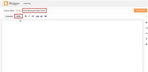 Cara Membuat Kotak Script Di Dalam Postingan Blog Persis 69 Matraman