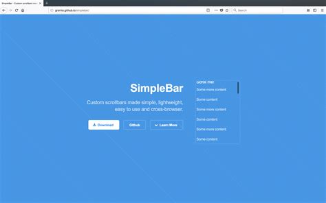 SimpleBar Demo Renders Differently On IE And Mac OS Firefox Issue Grsmto Simplebar