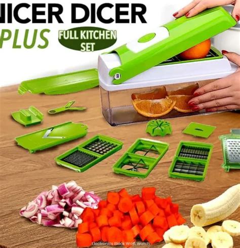 Imported 12 In 1 Salad Cutter Fruit Slicer Nicer Dicer Plus Darazpk