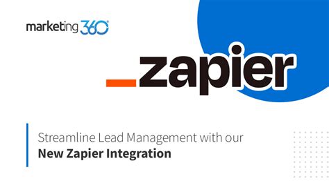 streamline lead management with our new zapier integration marketing
