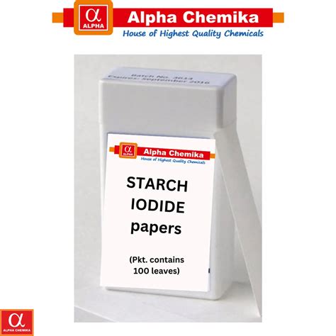 Starch Iodide Paper At Best Price In India