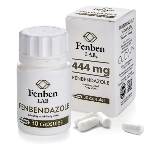 Fenben Lab Fenbendazol 444mg Purity 99 30 Caps Albochemicals Llc