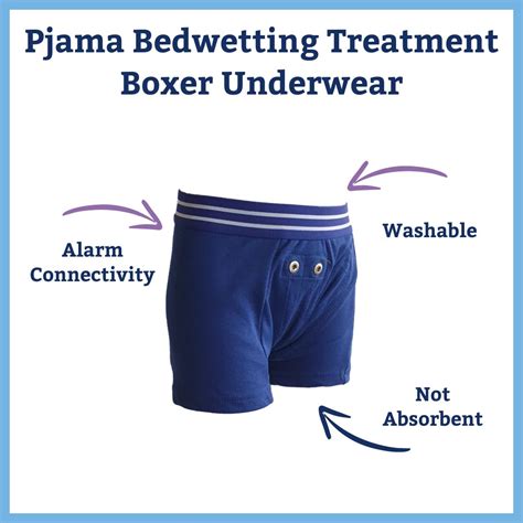 Bedwetting Alarm Underwear Kit Pjama Bed Wetting Treatment Boxer