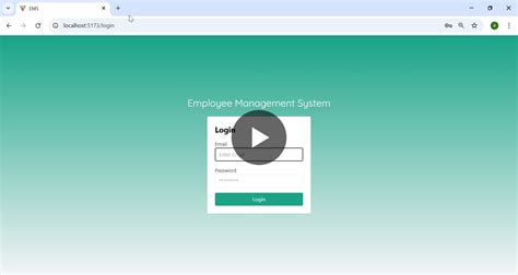 Employee Management System Nodejs React Tailwind Css Mysql