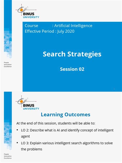Session 2 Search Strategies Pdf Computer Programming Algorithms