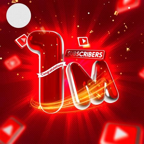 Premium Psd Psd 3d Rendering Subscriber