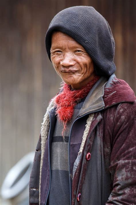 Local Man In Chin State Myanmar Editorial Photography Image Of Weathered State 61490342