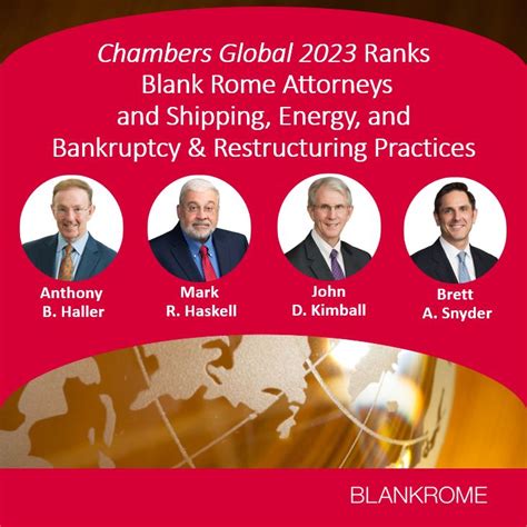 Blank Rome Llp On Linkedin Chambers Global 2023 Ranks Blank Rome