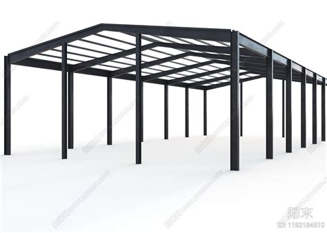 现代工业厂房su模型下载【id 1182184610】 知末su模型网