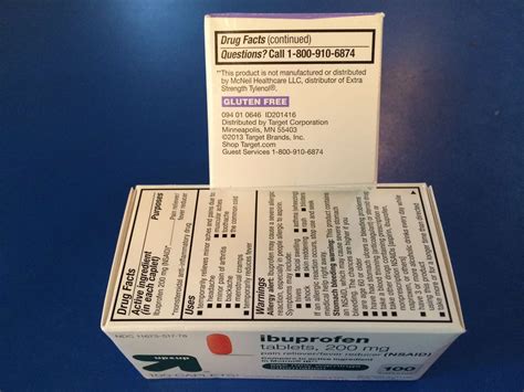 Ibuprofen Label