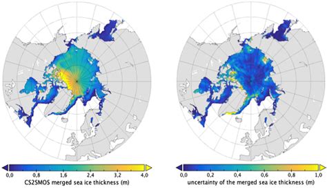 New Version Of The Smos Cryosat Level 4 Sea Ice Thickness Product Is