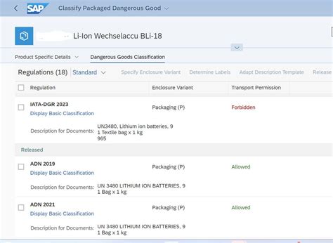 Dangerous Goods Check For Transportation With Prod Sap Community
