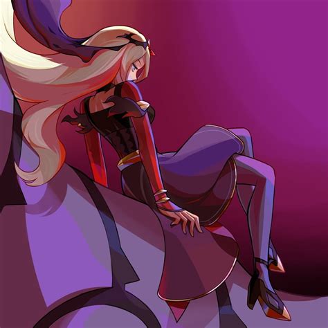 Cynthia Giratina Giratina And Cynthia Pokemon And 1 More Drawn By