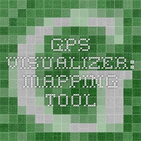 Gps Visualizer Mapping Tool