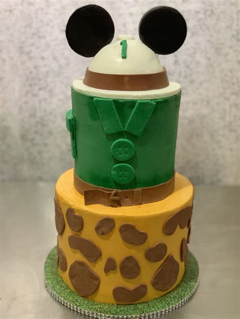 Mickey Mouse Safari Cake