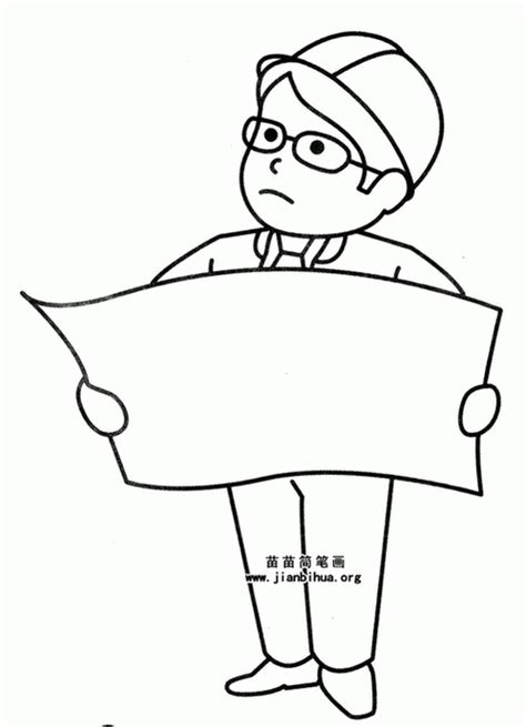 工程师简笔画步骤图文怎么画（推荐14张） 简笔画图片大全