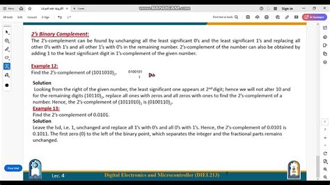 Lecture 4 B Digital Electronic Youtube