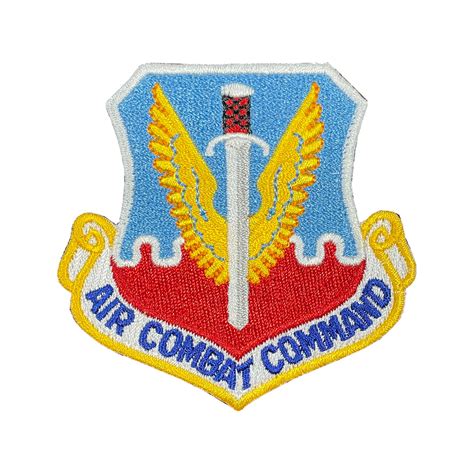 Full Color Amc Air Mobility Command Patch With Hook Backing With Leather