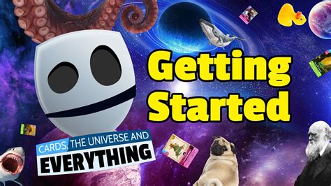 Getting Started In Cards The Universe And Everything Youtube