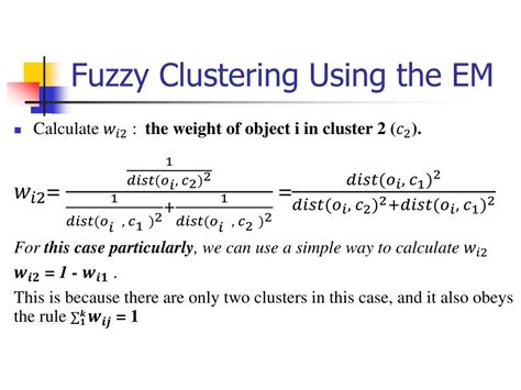 ppt fuzzy clustering using the em powerpoint presentation free