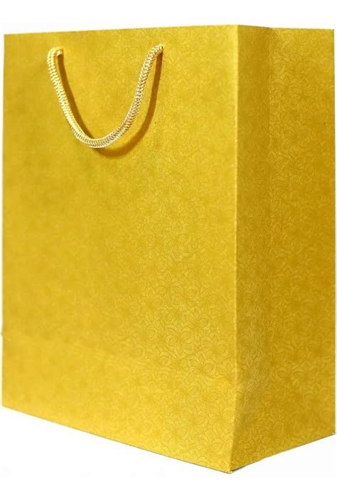 Paper Bag In Imported Paper With Gold Metallic Sheet Wedding T Paper