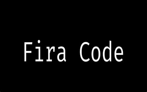 Fira Code Font Free Download
