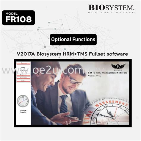 Biosystem Fr108 Face Recognition And Fingerprint Time Recorder No Software Needed Kuala Lumpur