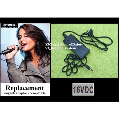 Jual Adaptor Yamaha Psr Adaptor Orgen Yamaha Compatible Adaptor 16