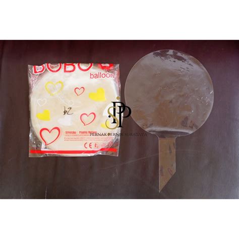 Jual PER PACK ISI BIJI BOBO BALON BENING PVC TRANSPARAN INCH INCH INCH Shopee