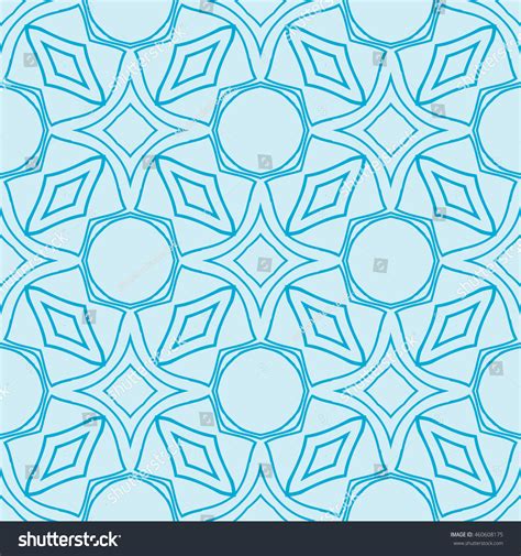 Complex Geometric Pattern Interwoven Lines Shapes Stock Vector Royalty
