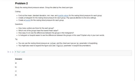 Solved Information About The Data Chegg