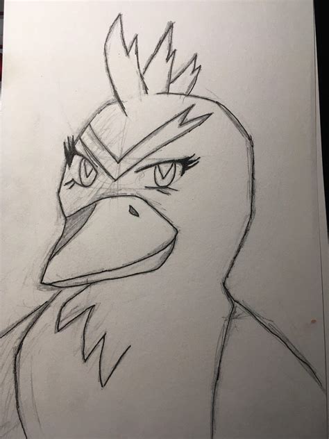 I Tried Drawing Sirfetchd In A Jojos Esche Style Hope You Like It